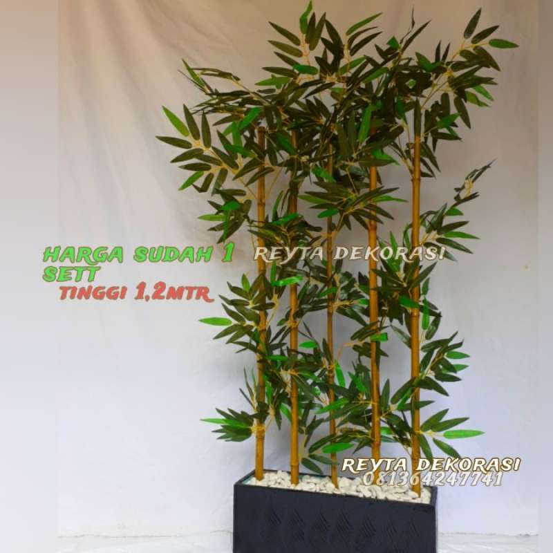 Promo bunga plastik pohon bambu partisi/Bunga hias/artificial/pohon ...