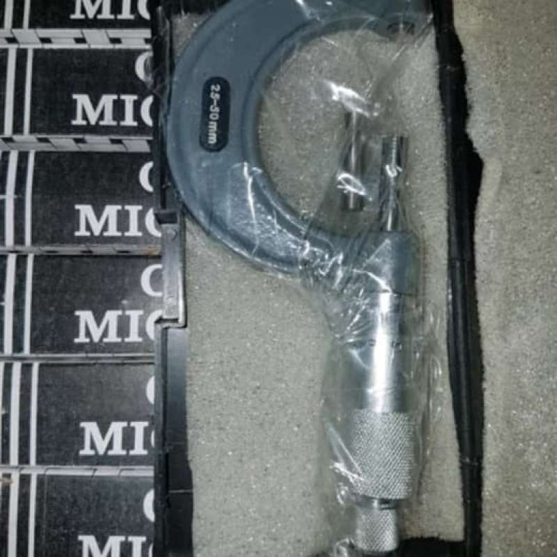 Promo Out Side Micrometer Jarak 25 - 50 X 0.01 - Mikrometer Luar Micro ...