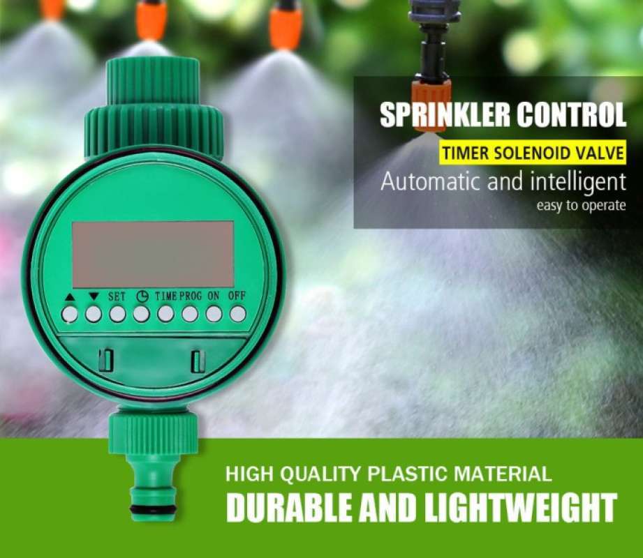 Promo Timer Kran Air Taman Otomatis Lcd/sprinkler Timer Battery ...