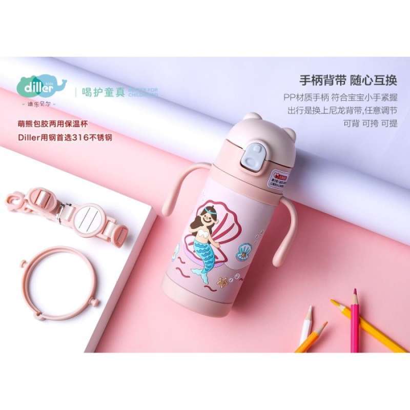 Promo Premium New Termos Air Botol Minum Anak Bpa Free Diller Panas ...