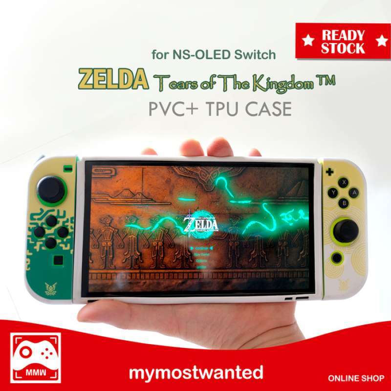 Promo Case Pvc Tpu Nintendo Switch Oled Tema Zelda Totk Tears Of The