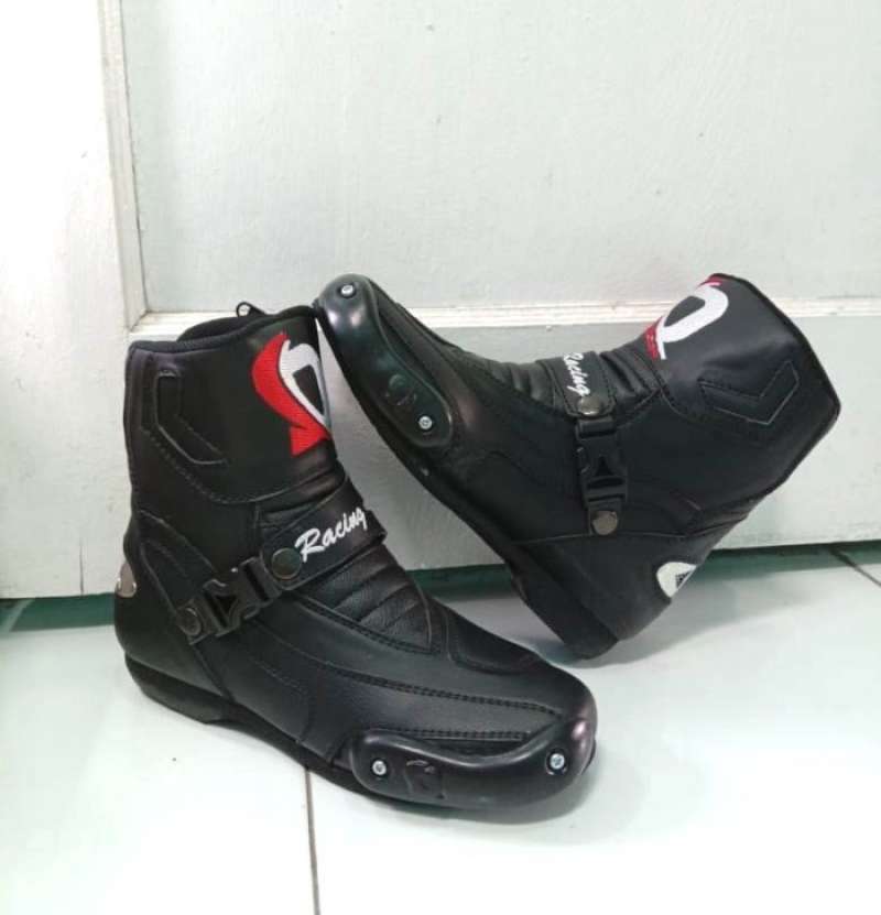 Jual Sepatu Motor Touring Biker Pria Boots Drag Race Sepatu Balap Dln ...