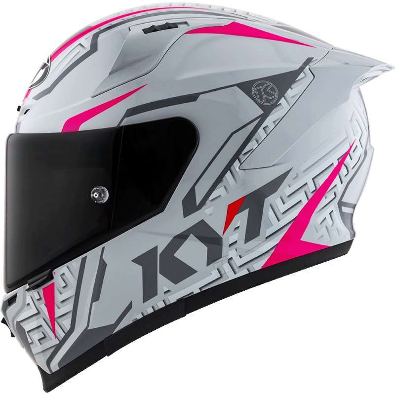 Promo Helm Kyt Striker #2 (visor Clear) - Asphalt Grey/fuxia - S Diskon ...