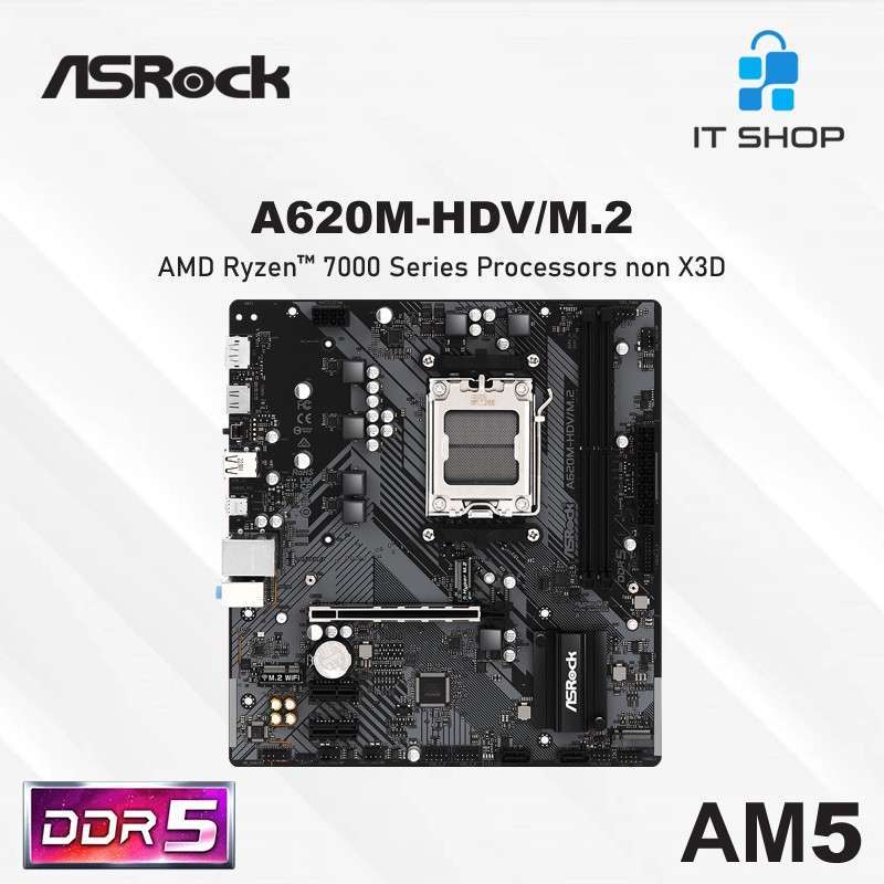 Jual Motherboard Asrock A620m-hdv M.2 Amd Socket Am5 Di Seller It Shop ...