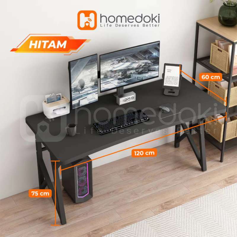 Jual Homedoki Meja Komputer / Meja Kerja / Meja Kantor Minimalis / Meja ...