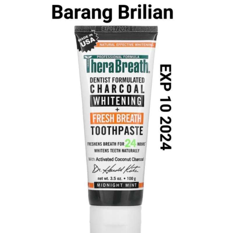 Promo TheraBreath Toothpaste Pasta Gigi Rekomendasi dentist USA 100 ...