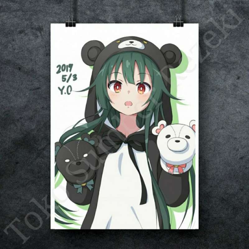 Promo Poster Yuna Kuma Kuma Bear Art Canvas Paper A4 Lukisan Dinding ...