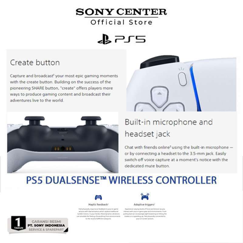 Jual Dualsense™ Wireless Controller Ps5 / Stik Wireless Ps5 / Stick Ps5 ...
