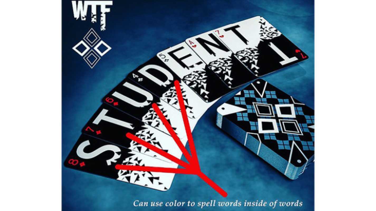 Promo Kartu Remi Import Wtf Cardistry Black And White (playing Cards ...