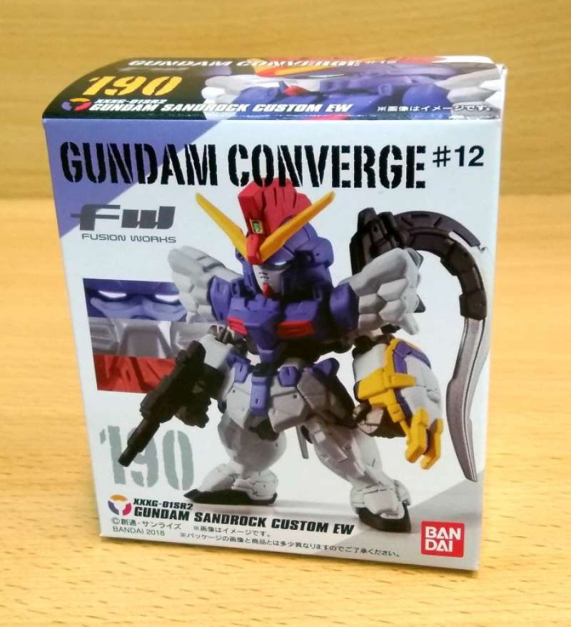 Promo FW GUNDAM CONVERGE# 190 Gundam Sandrock Custom EW Wing Endless ...