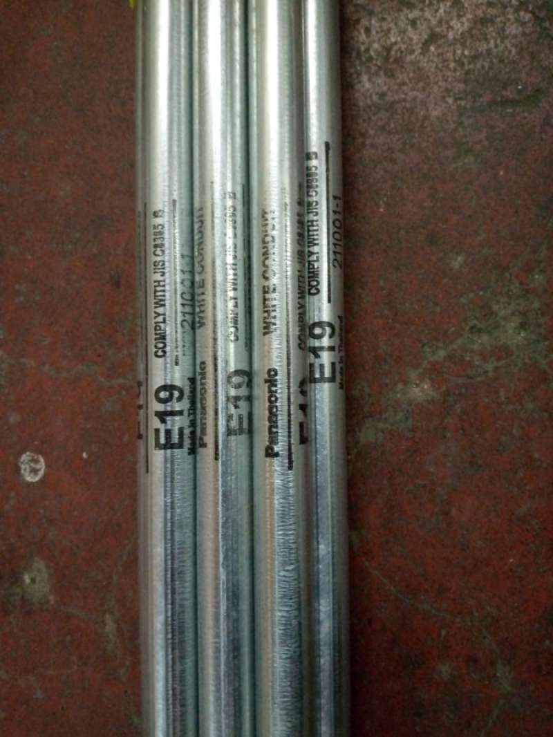 Promo Pipa Conduit Besi Merk Panasonic E19 Panjang 3.6m Berkualitas ...