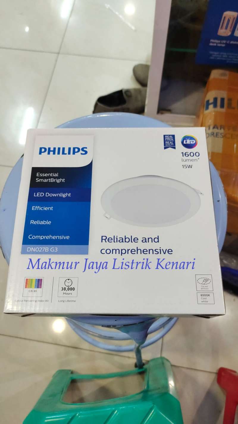 Jual Philips Lampu Downlight Led Panel Dn027b G2 15 Watt 15 W 15w ...