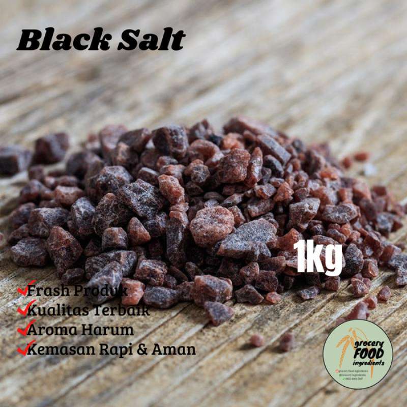 Promo Pure Black Salt 1kg / Himalayan Black Salt / Black Rock Salt ...