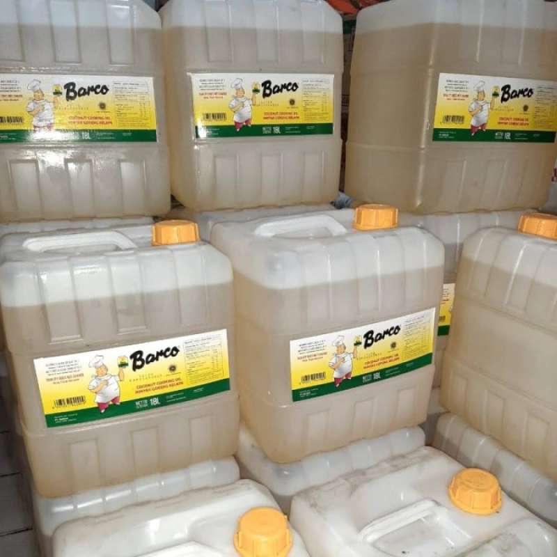 Promo Minyak Goreng Kelapa Barco 18 Liter Jerigen Diskon 23% Di Seller ...