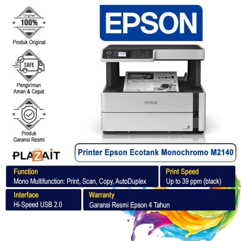 Jual Printer Epson Ecotank Monochrome M2140 All-in-one Di Seller Pt ...