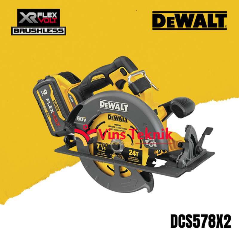 Promo DEWALT DCS578X2 brushless Circular Saw Cordless 60V DCS578 HEAVY ...
