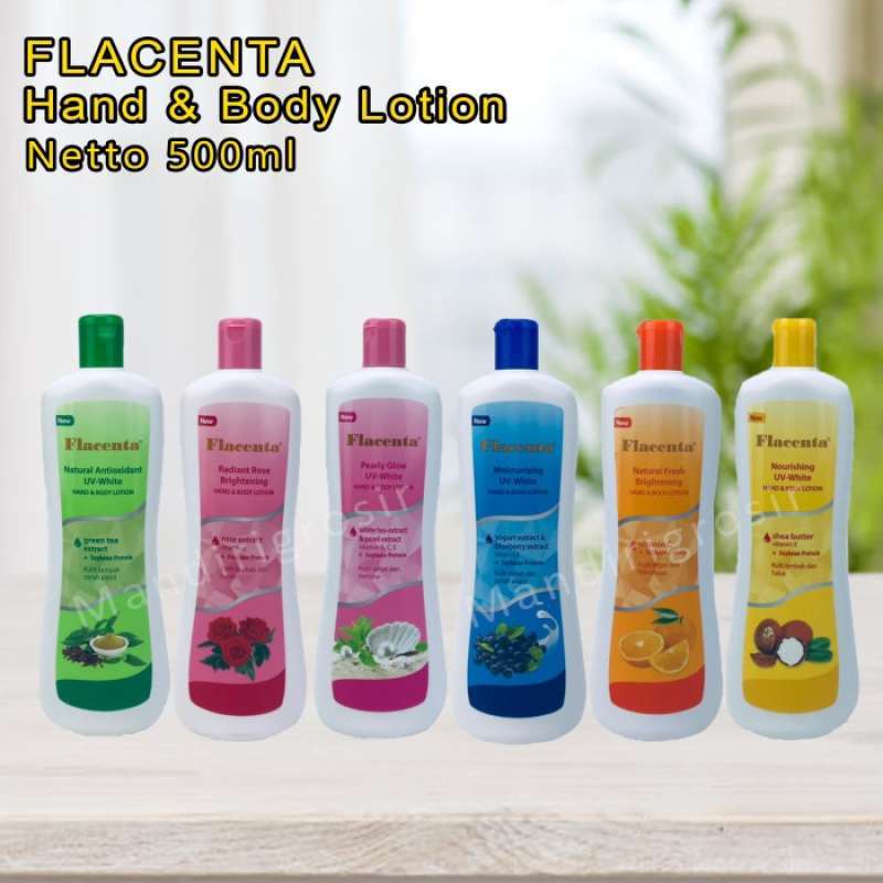 Jual Placenta * Hand & body Lotion * Berbagai aroma * 500ml di Seller ...