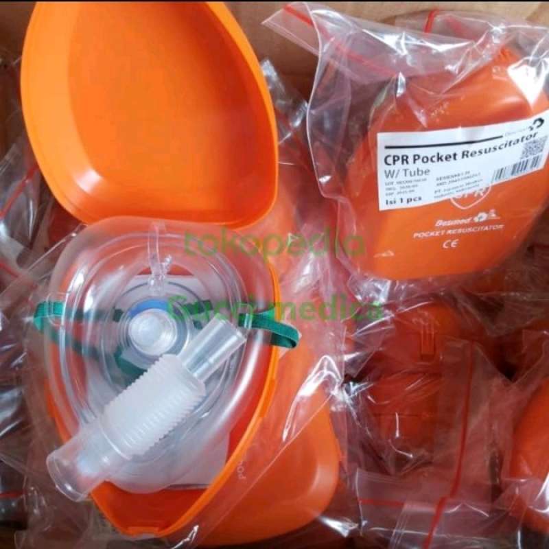 Promo Masker Cpr Pocket Resusitator Tube / Masker Resusitasi Besmed ...