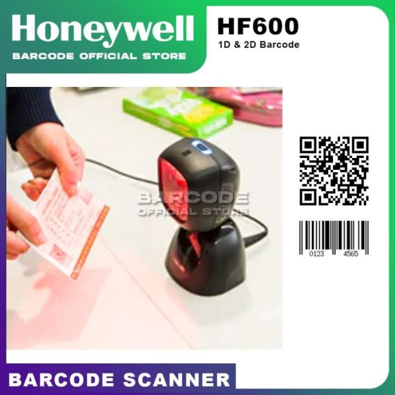 Promo 100% Produk Ori Scanner Barcode Honeywell Hf600 Imager 2D (Model Duduk ) Scan Layar Hp ...