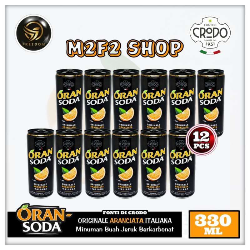 Promo Crodo Orange Soda Aranciata Italiana Can | Kaleng - 330 Ml ...