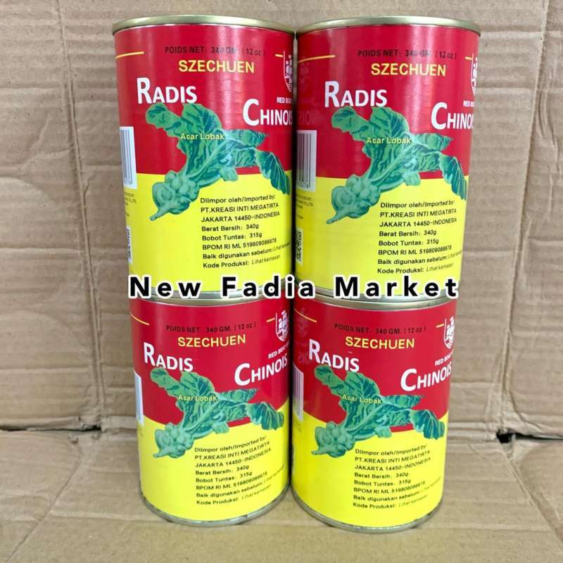 Jual Sayur Asin Acar Lobak Kaleng/Szechuen Cajai Radis Chinois 340gr di ...