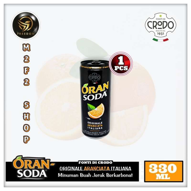 Promo Crodo Orange Soda Aranciata Italiana Can | Kaleng - 330 ml ...