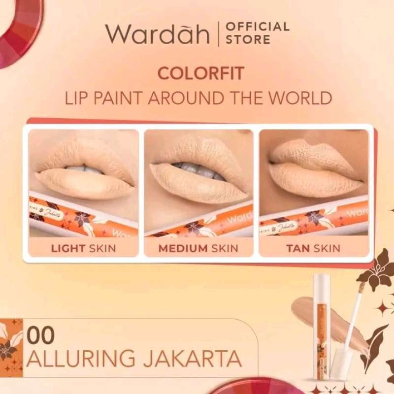 Jual Wardah Colorfit Last All Day Lip Paint Around The World - 17 Tokyo ...