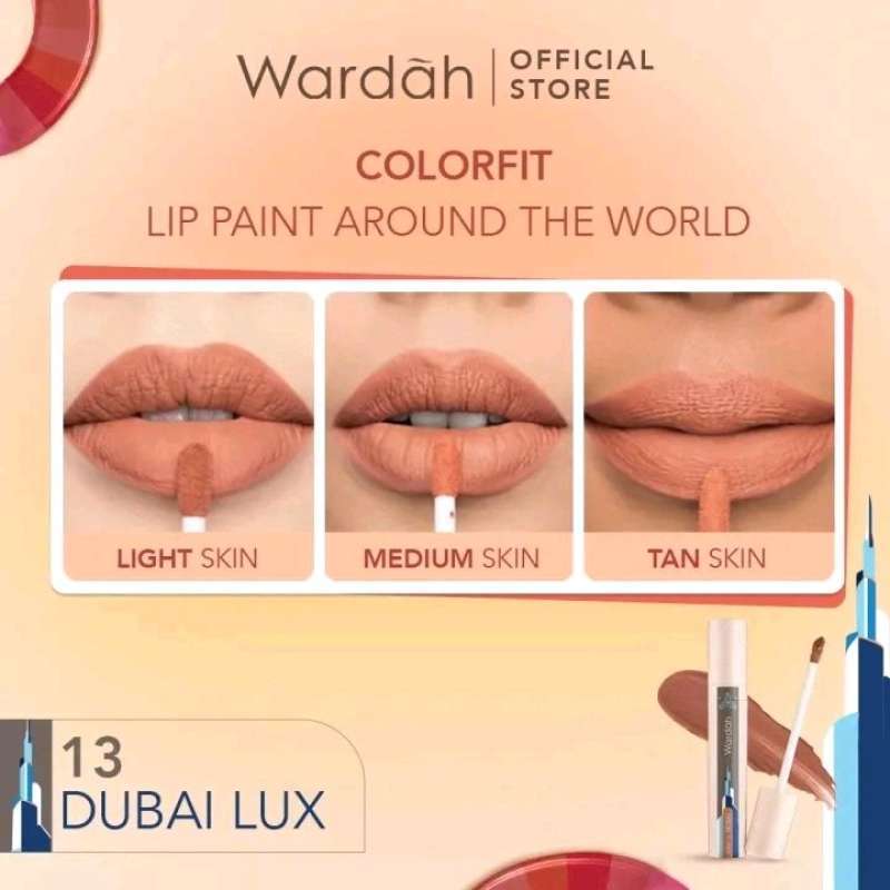 Jual Wardah Colorfit Last All Day Lip Paint Around The World - 17 Tokyo ...