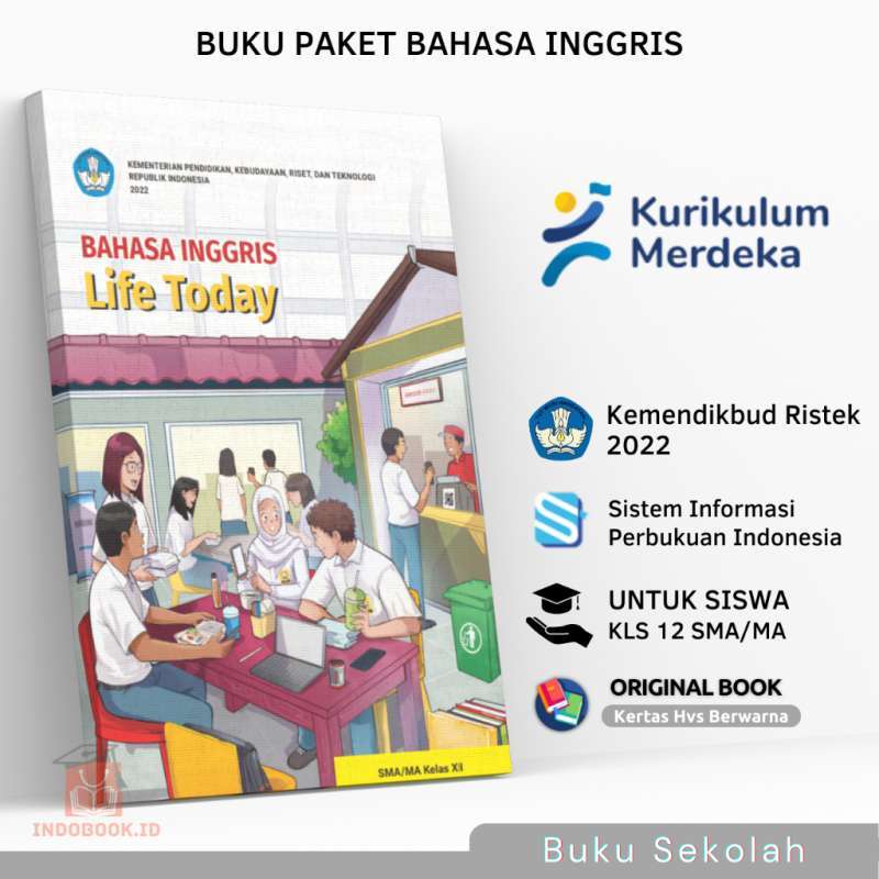 Jual Buku Bahasa Inggris Kelas 12 Kurikulum Merdeka Original Harga Termurah Mei 2024 | Blibli