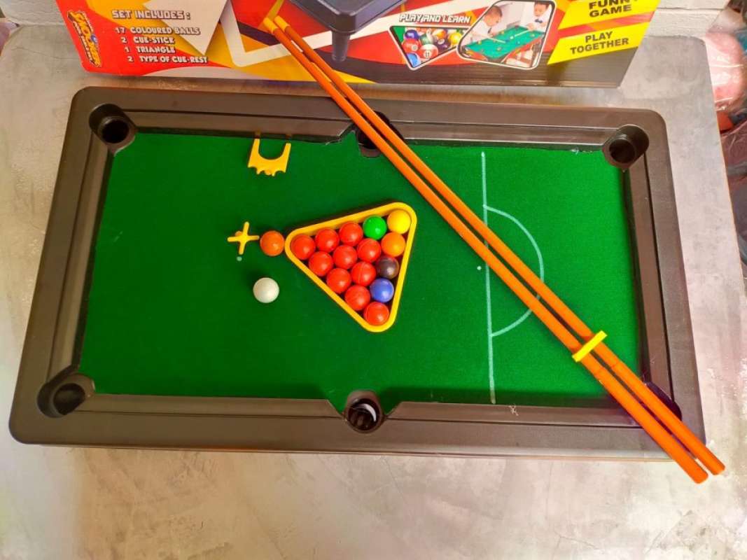 Promo Mainan billiard game JUMBO BESAR deluxe snooker pool table ...