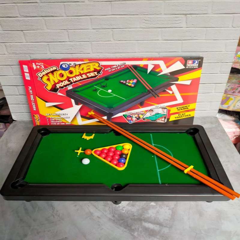 Promo Mainan billiard game JUMBO BESAR deluxe snooker pool table ...
