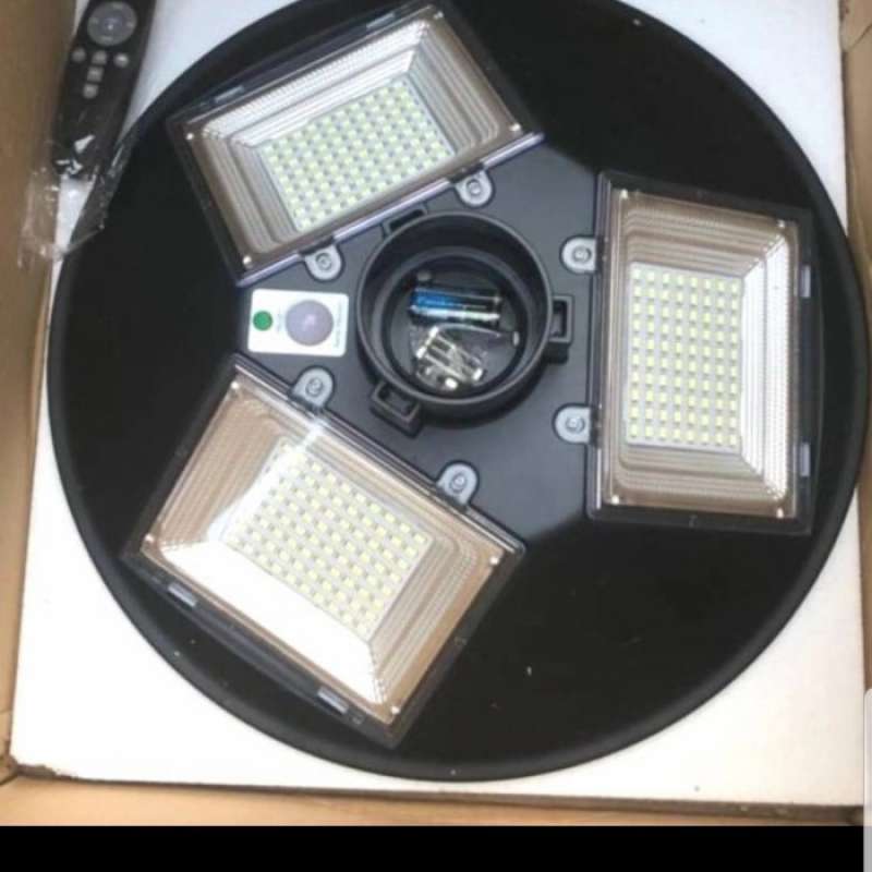 Promo Lampu Taman Bulat All In One Solar Cell 300w Led Ip66 Outdoor ...