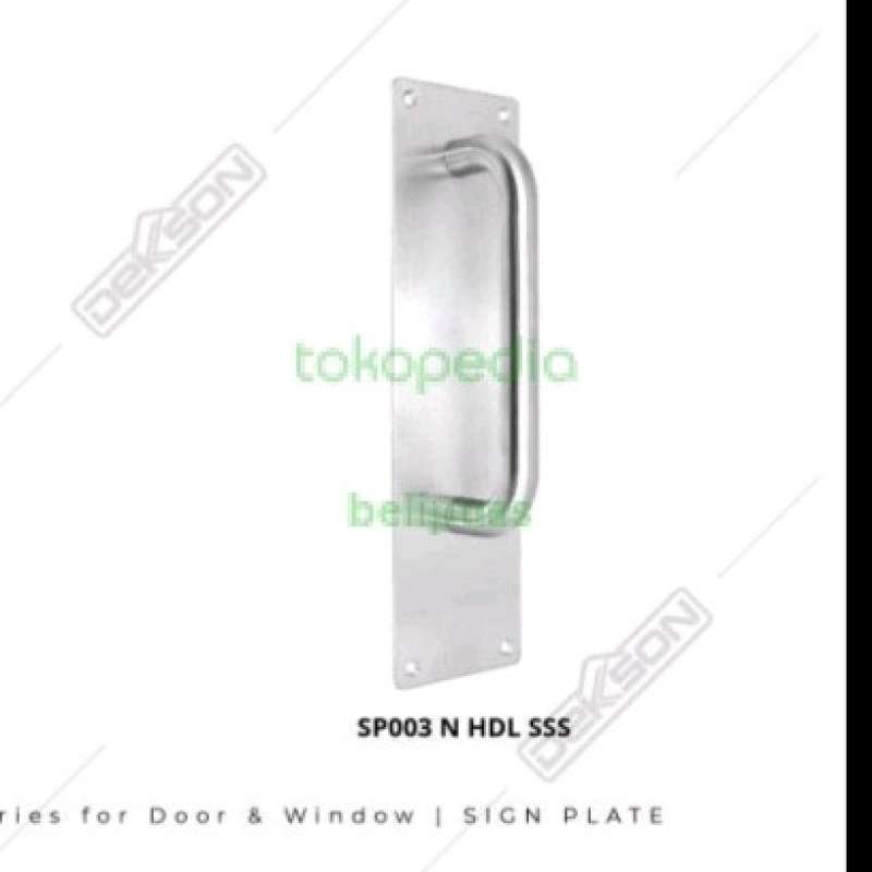 Promo HANDEL PULL /SIGN PLATE DEKSON SP003 N HDL SSS - TOKOSEPULUH10 ...