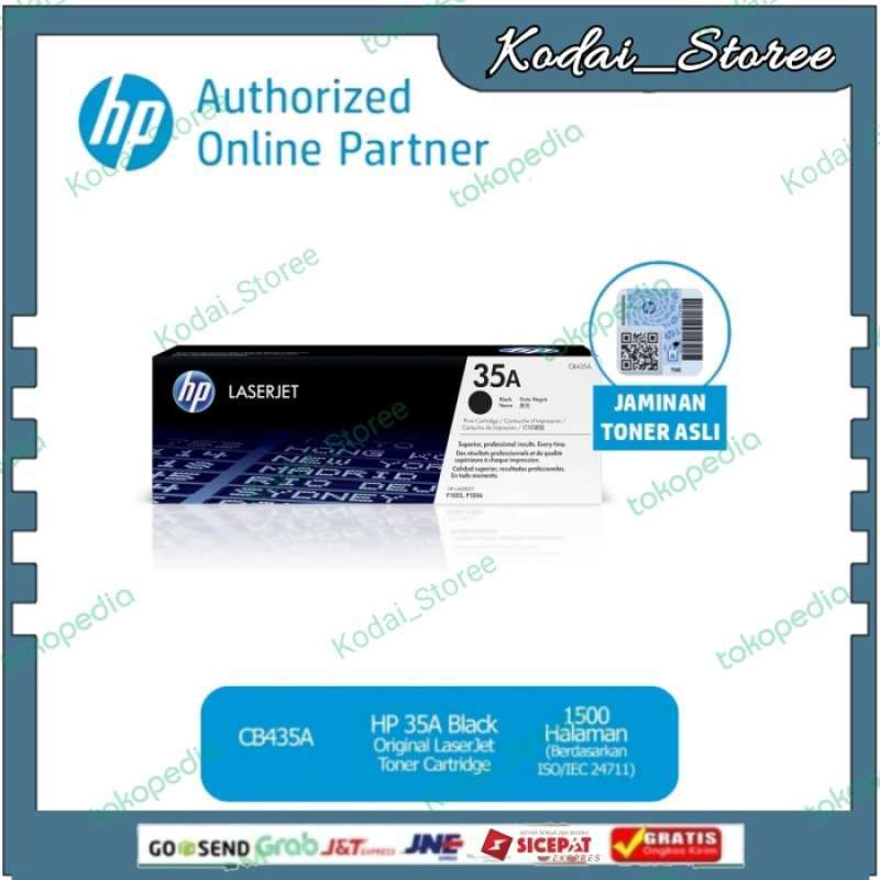 Promo 100% Produk Ori Toner Hp 35A Original Cartridge Diskon 23% di Seller Kurodo Store ...