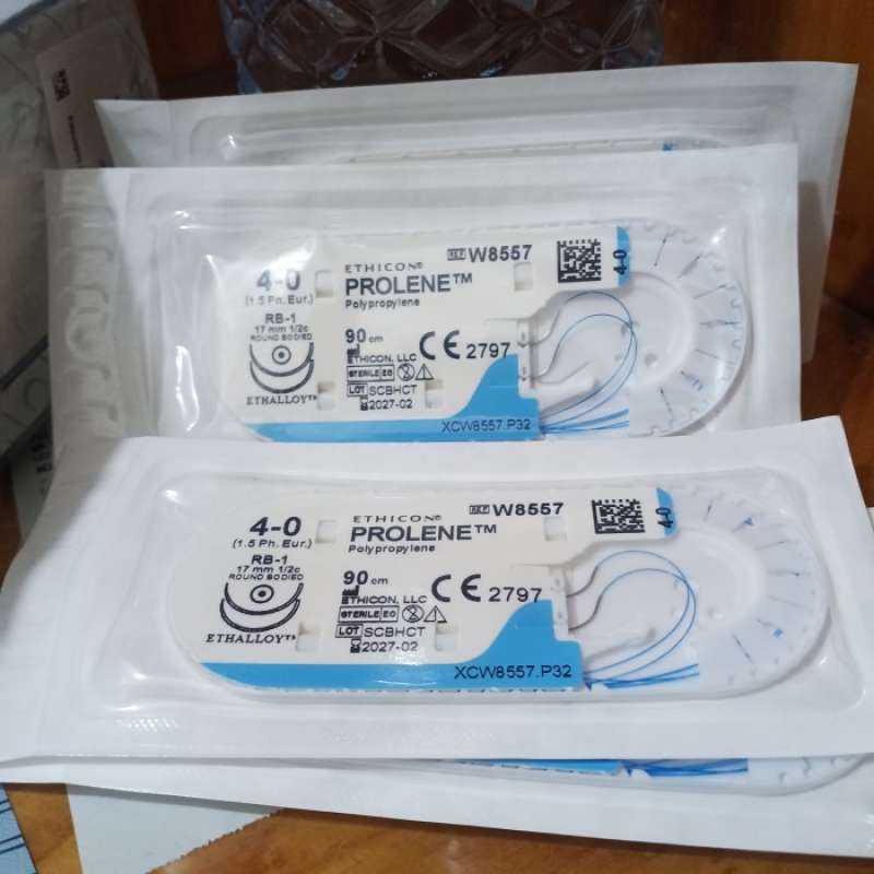 Promo Prolene.4.0 W8557 Dua Jarum Benang Operasi Diskon 23% Di Seller ...