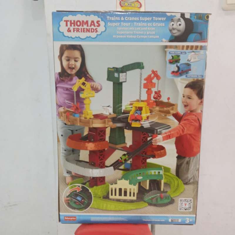 Promo Thomas And Friends Trains & Cranes Super Tower Fisher Price ...