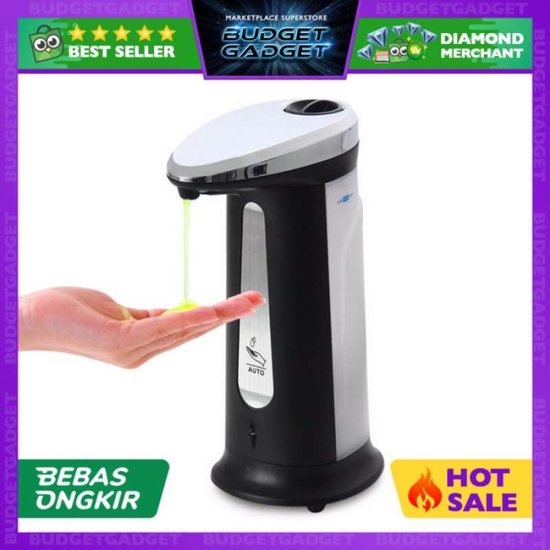 Promo Tabung Dispenser Tempat Sabun Otomatis Sensor 400ML - AD-03 ...