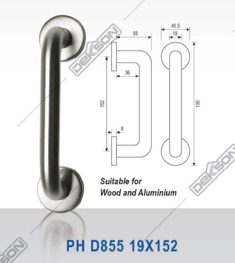 Promo Pull Handle Stainless Dekkson Ph 855 19x152 Handle Pintu Garasi ...
