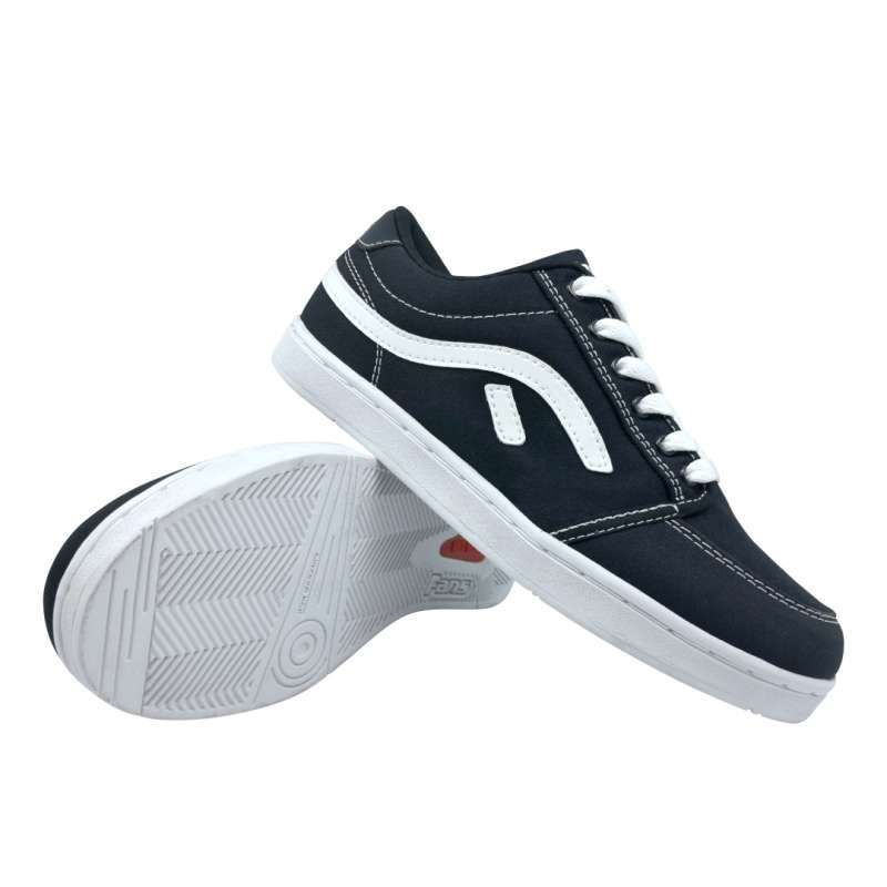 Jual Sepatu sneakers Fans Clasiq 2 BW tapak dijahit karet asli original ...