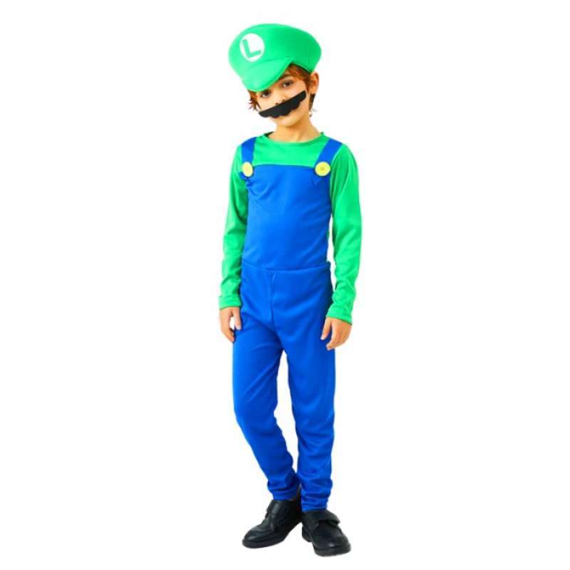 Jual Mario Bros Kostum Super Mario Luigi Cosplay Anak Babymaniashop di ...