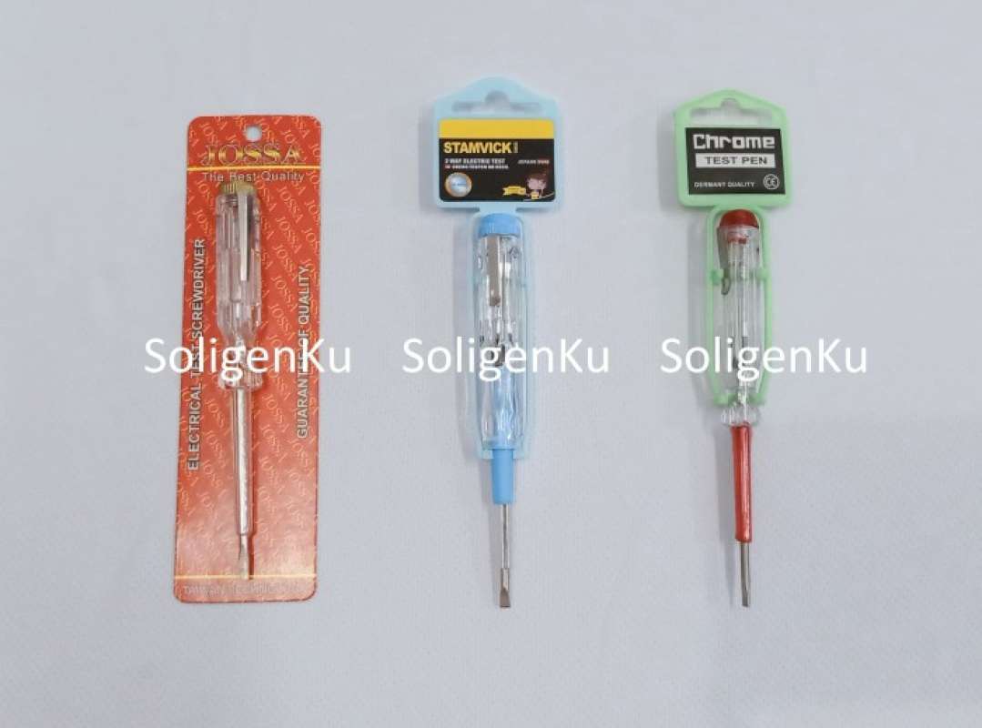 Promo Tespen Tester Tegangan Listrik Obeng Tespen Alat tes Tegangan ...