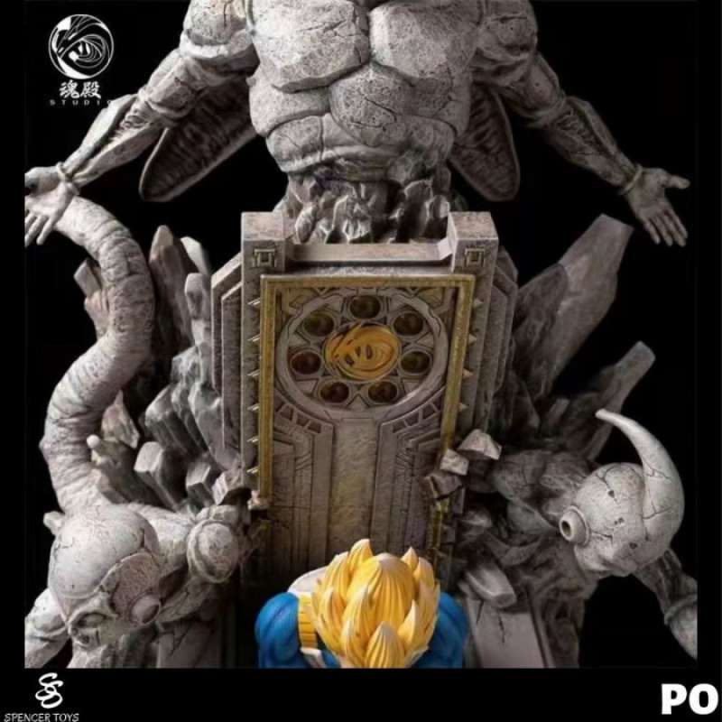 Promo Dp Resin Statue Vegeta Throne By Soul Temple (pre-order ...