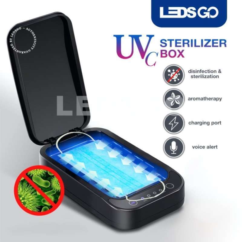 Promo LEDSGO UV-C Light Sanitizer Box untuk Disinfektan Virus dan ...