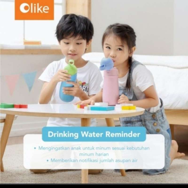 Jual olike smart bottle kids original / botol minum pintar pengingat di ...