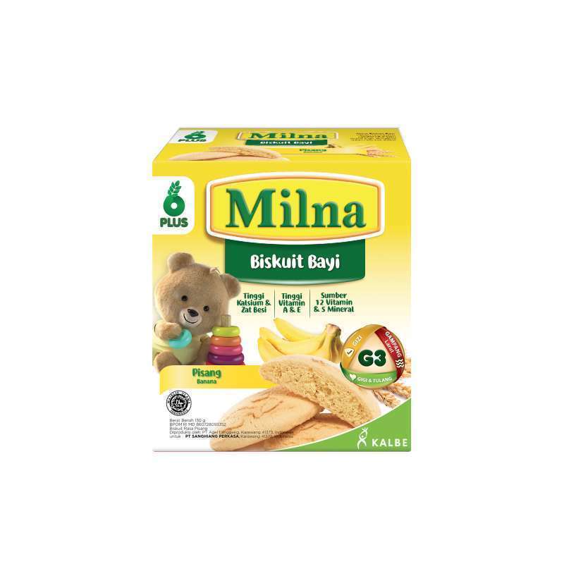 Jual Whs- Milna Biskuit Pisang 130g Di Seller Kalbe Nutritionals ...