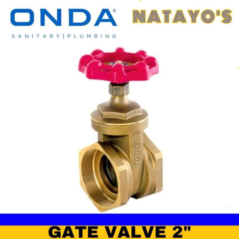 Jual BEST PROMO GATE VALVE ONDA 2 INCH KUNINGAN di Seller SAKSAK ...