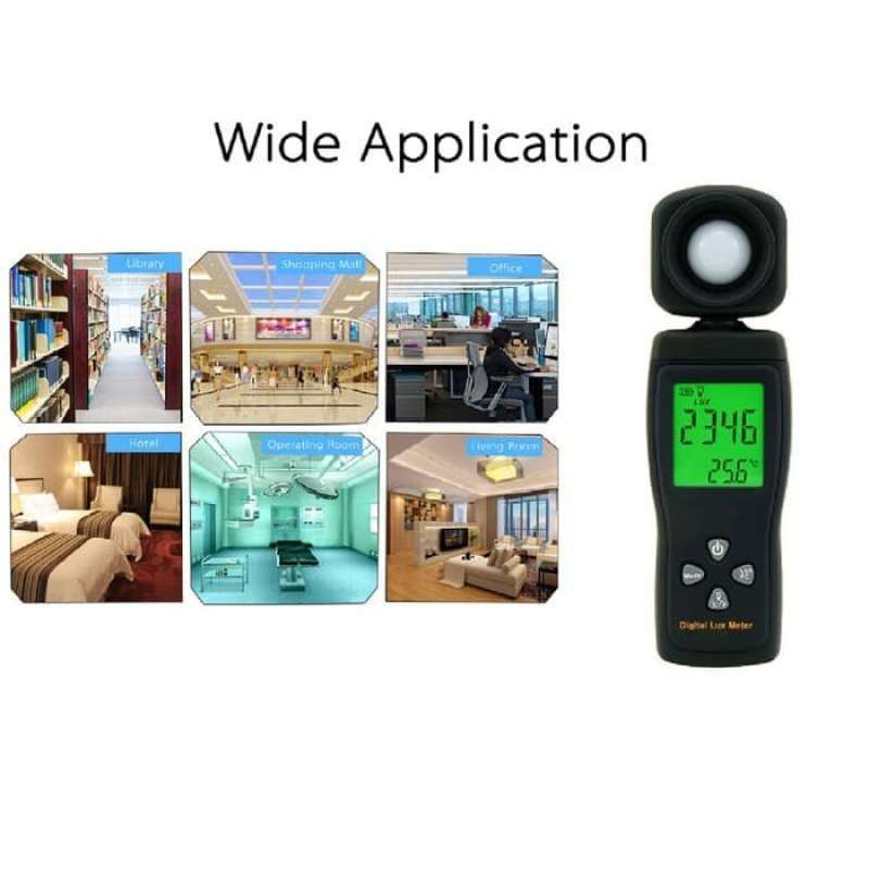 Promo Ukur Tes Cahaya Lumen - Digital Lux Light Flux Intensity Meter ...
