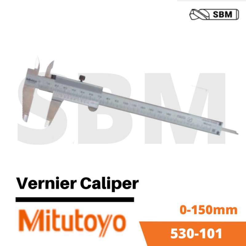 Promo MITUTOYO 530-101 SIKMAT / VERNIER CALIPER (150MM) JANGKA SORONG ...