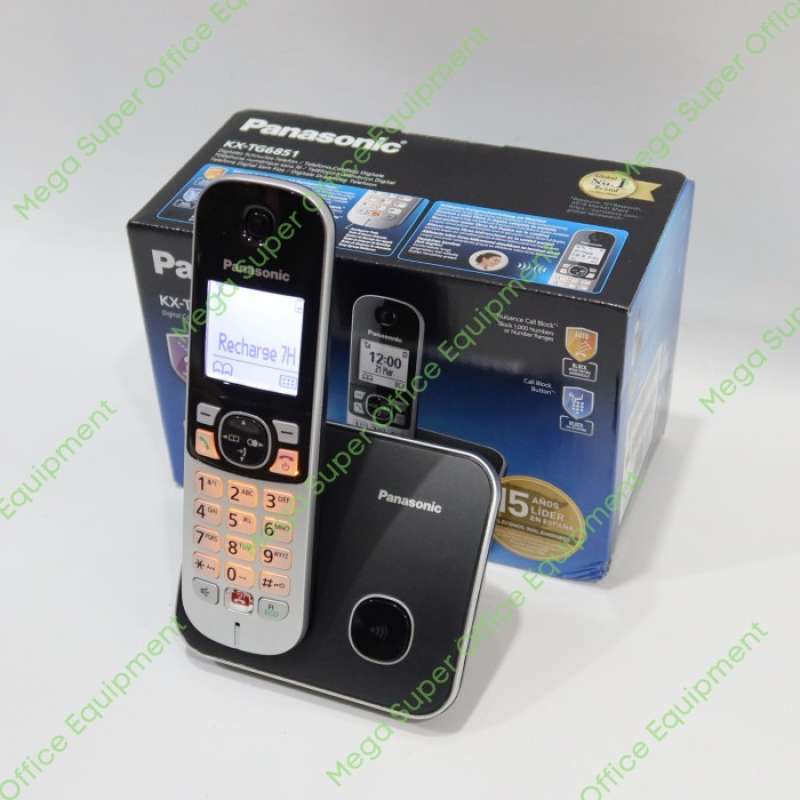 Jual Wireless Phone Panasonic Kx-tg6851 Telepon Rumah Panasonic Kx ...
