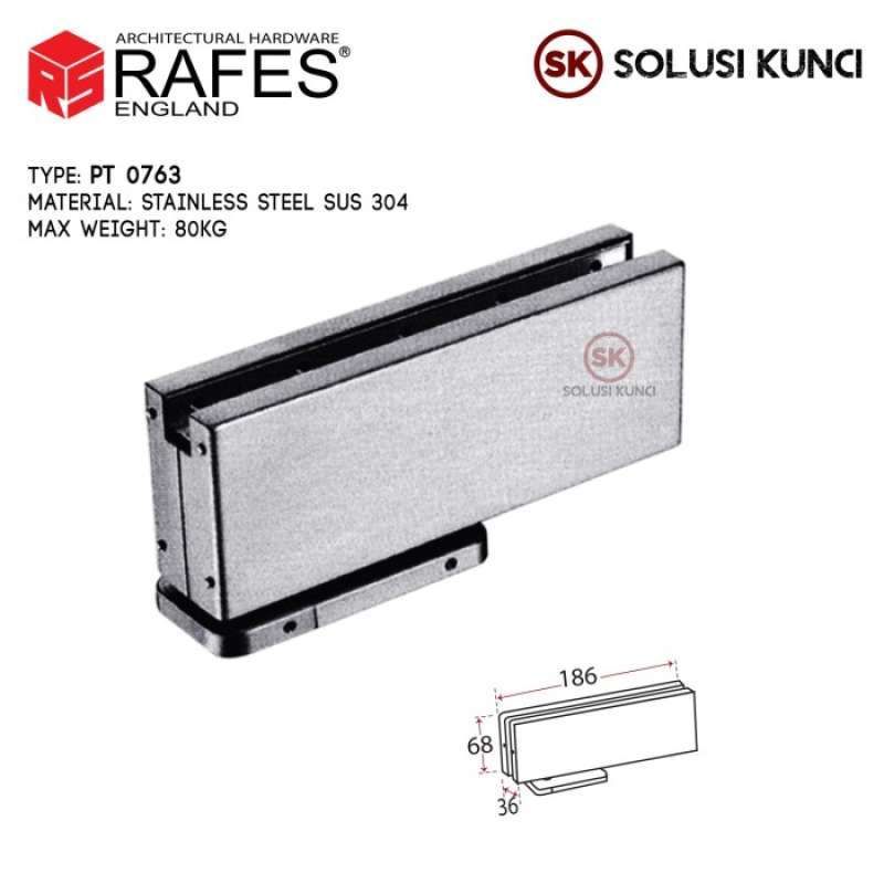 Promo Patch Fitting Engsel Pintu Kaca Hidrolik Rafes 80kg Diskon 23% Di ...